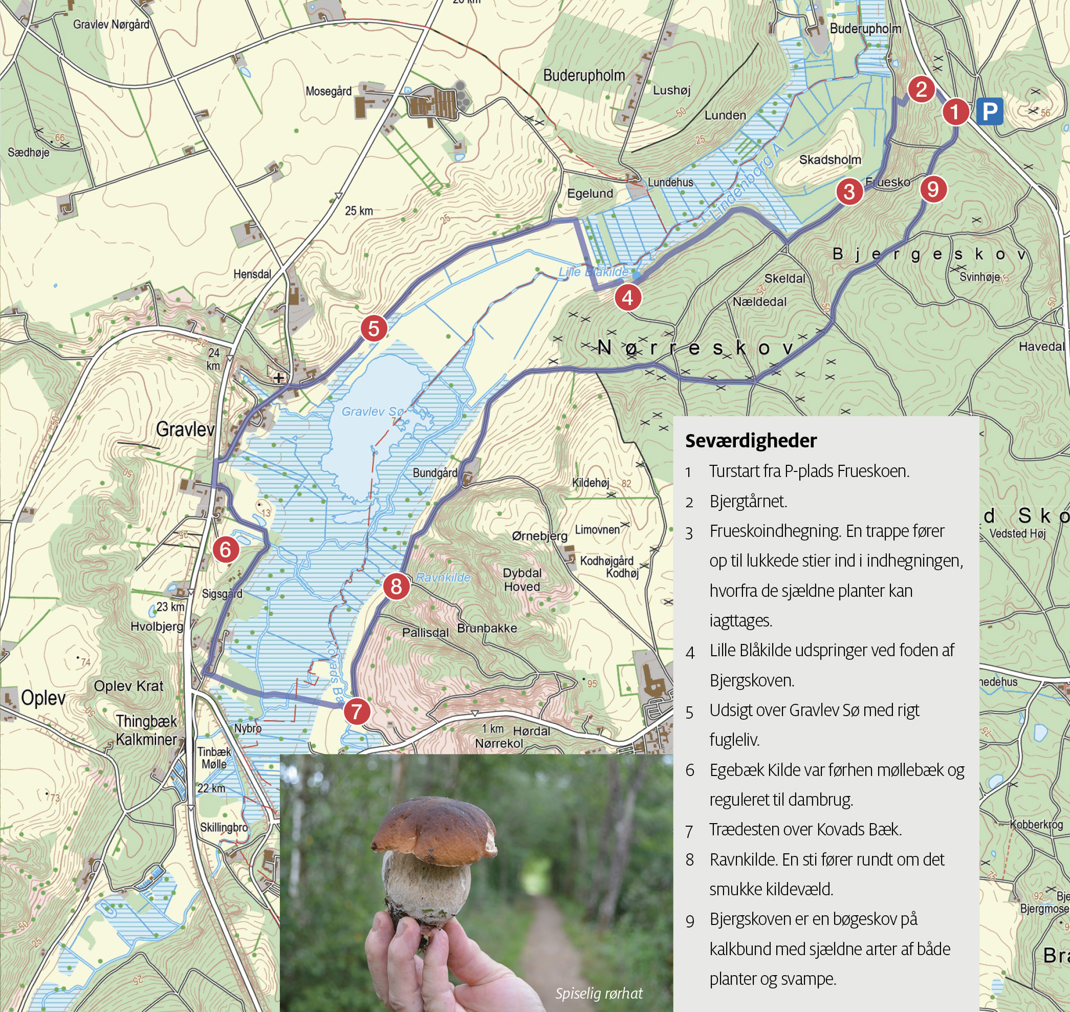 Legind | Vandrerundture i Danmark